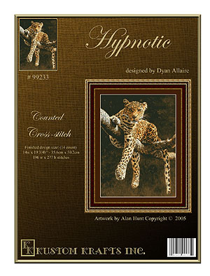 Hypnotic Leopard | Books and Charts - By Designer | Kustom Krafts ...